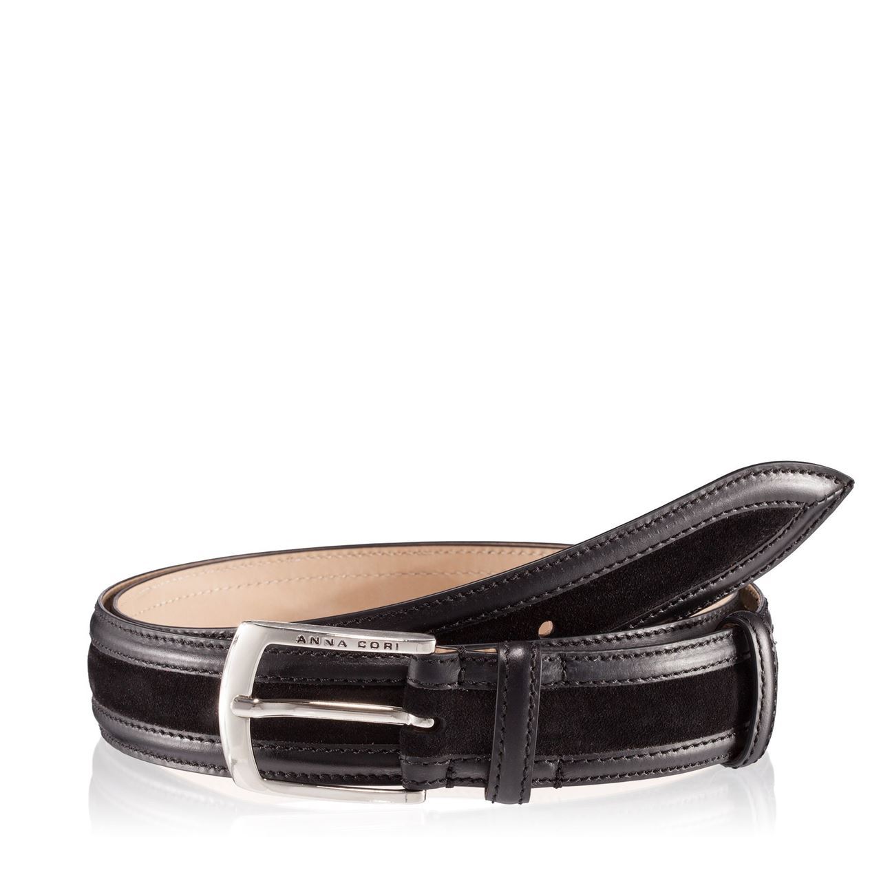 Curea Barbati Neagra 22 Piele Naturala