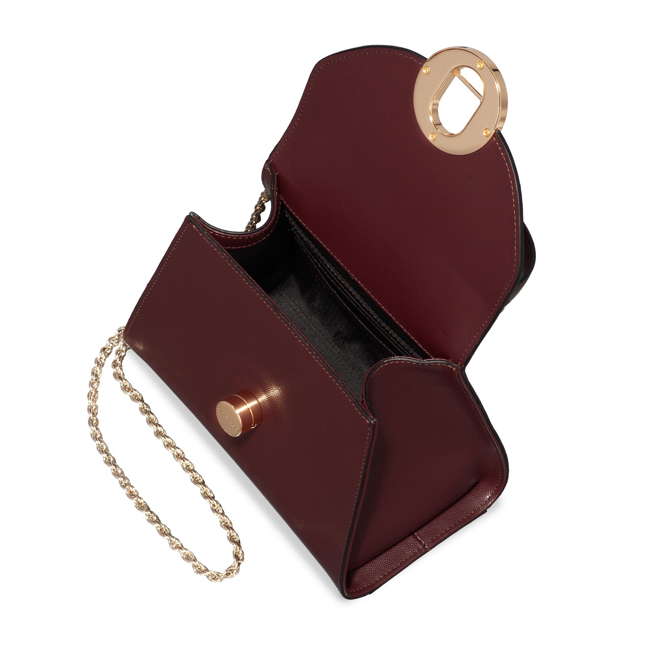 HandBag MARY VITELLO STAMP BORDO - ANNA CORI